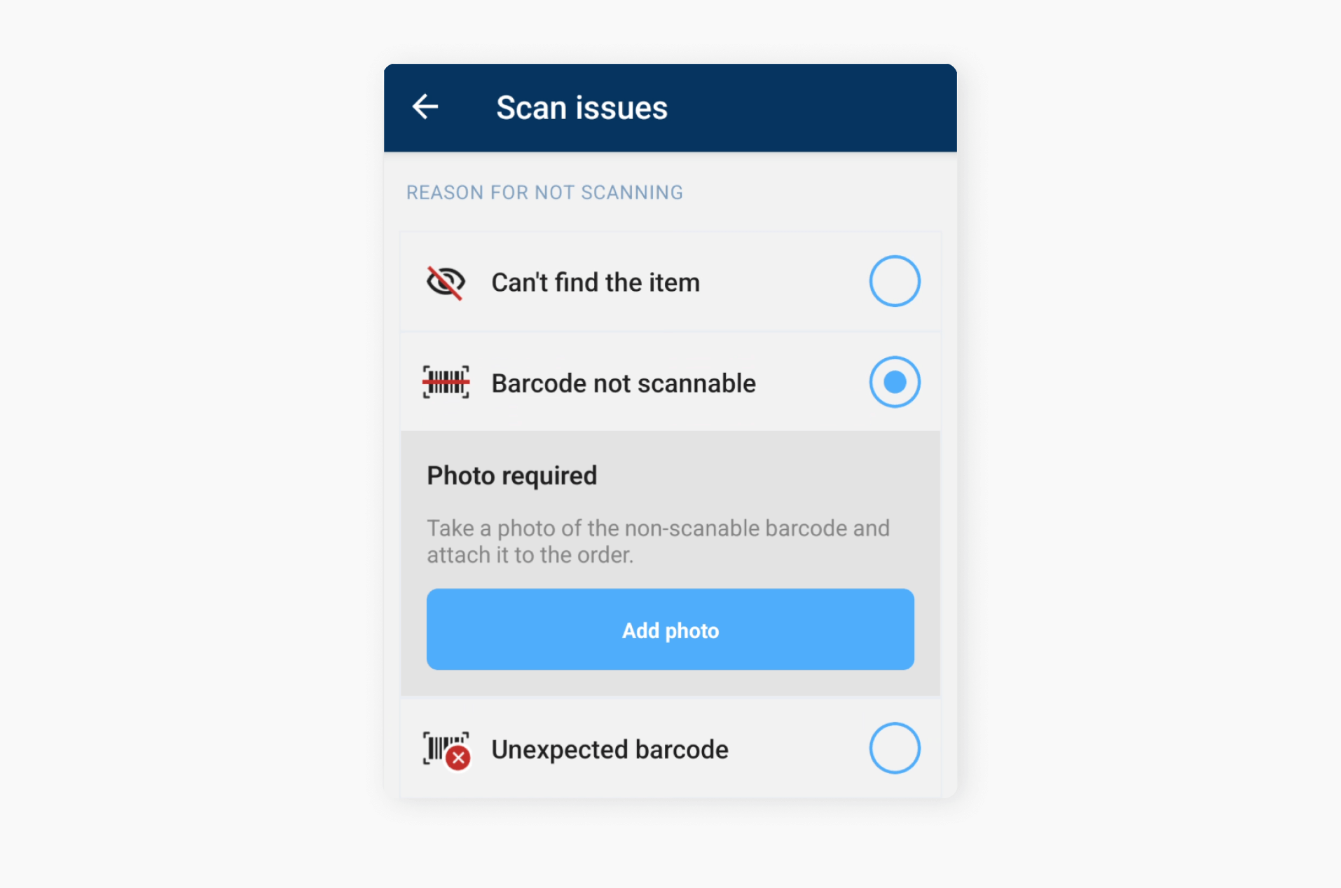 Scan barcodes for proof of delivery – OptimoRoute Help Center