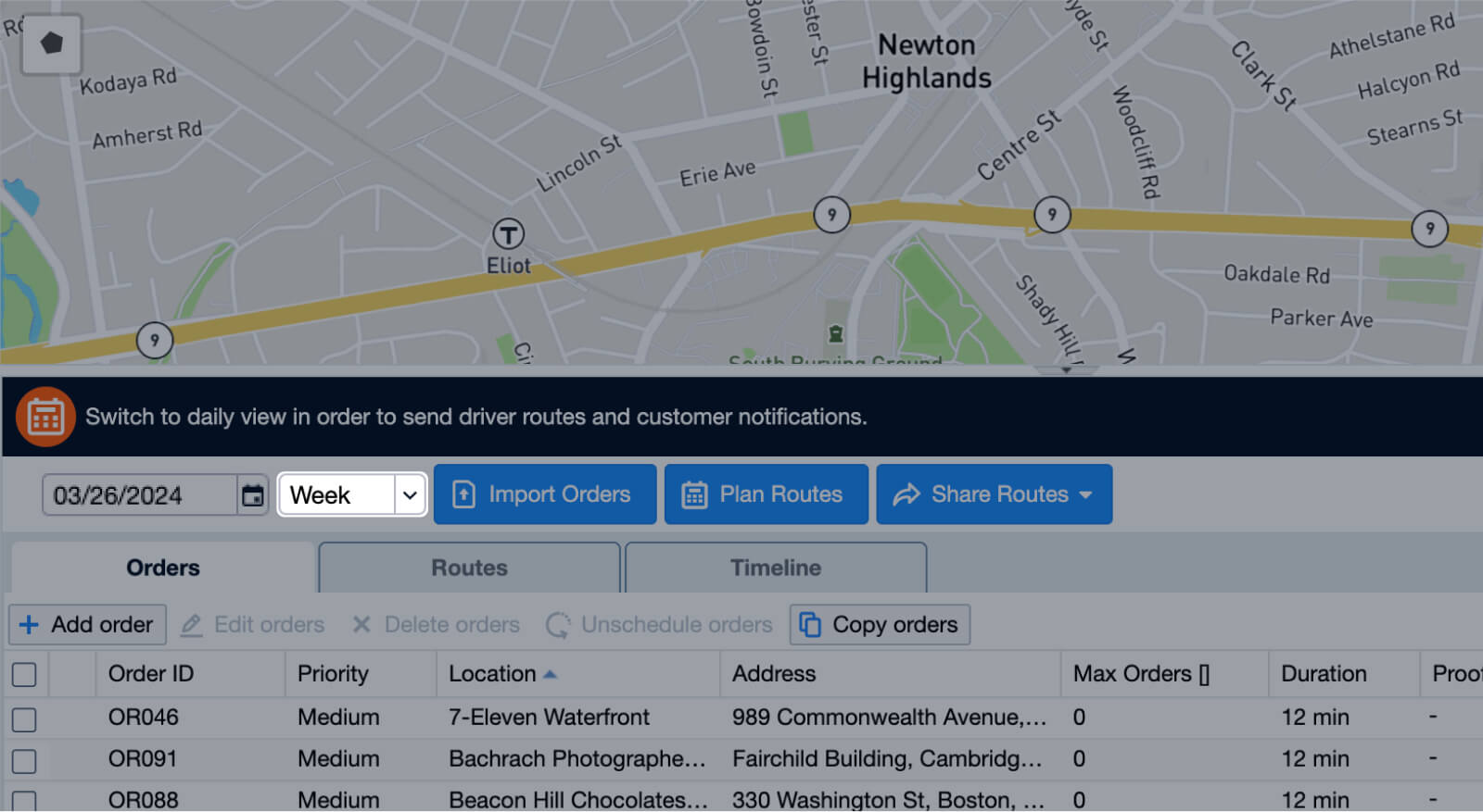 Plan routes over multiple days or weeks – OptimoRoute Help Center